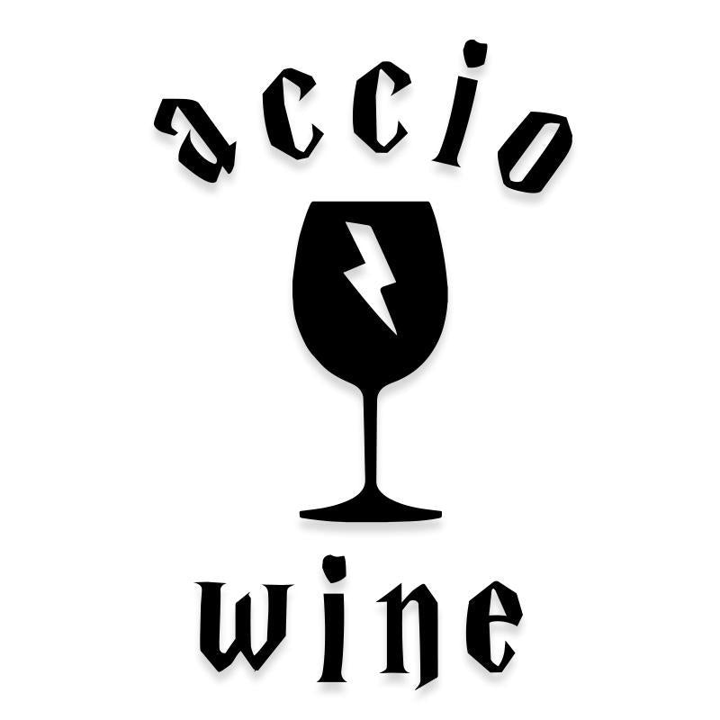 Accio Wine Harry Potter Vinyl Decal Sticker - DecalChimp