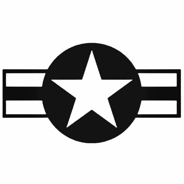 Air Force Star Decal Sticker - DecalChimp