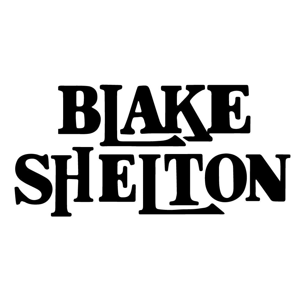 Blake Shelton Logo Country Music Singer Vinyl Decal Sticker – DecalChimp