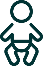 Baby Icon Vinyl Decal Sticker - DecalChimp