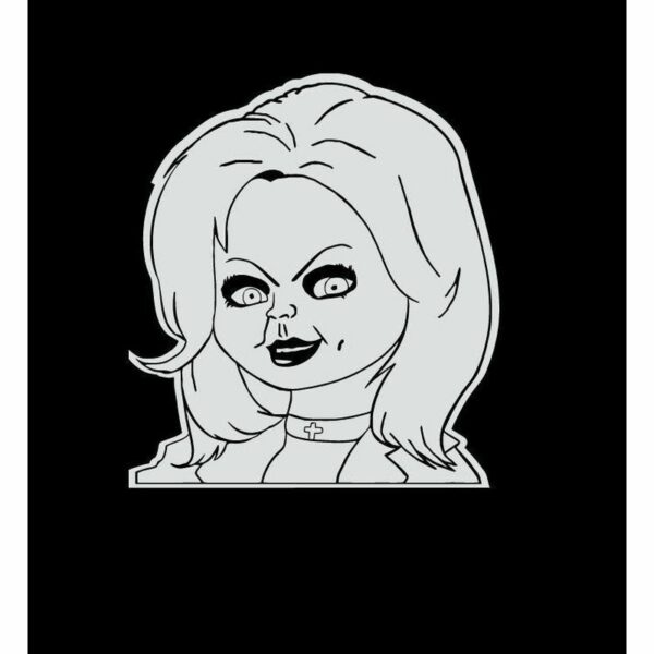 Bride of Chucky Window Decal Sticker - DecalChimp