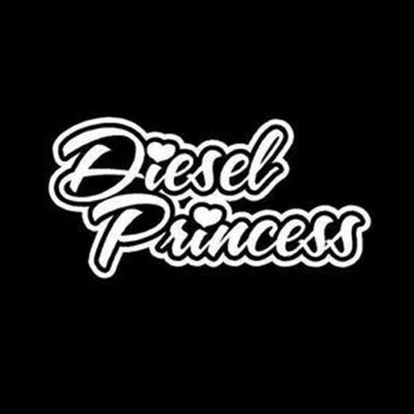 Diesel Princess Truck Decal Sticker - DecalChimp