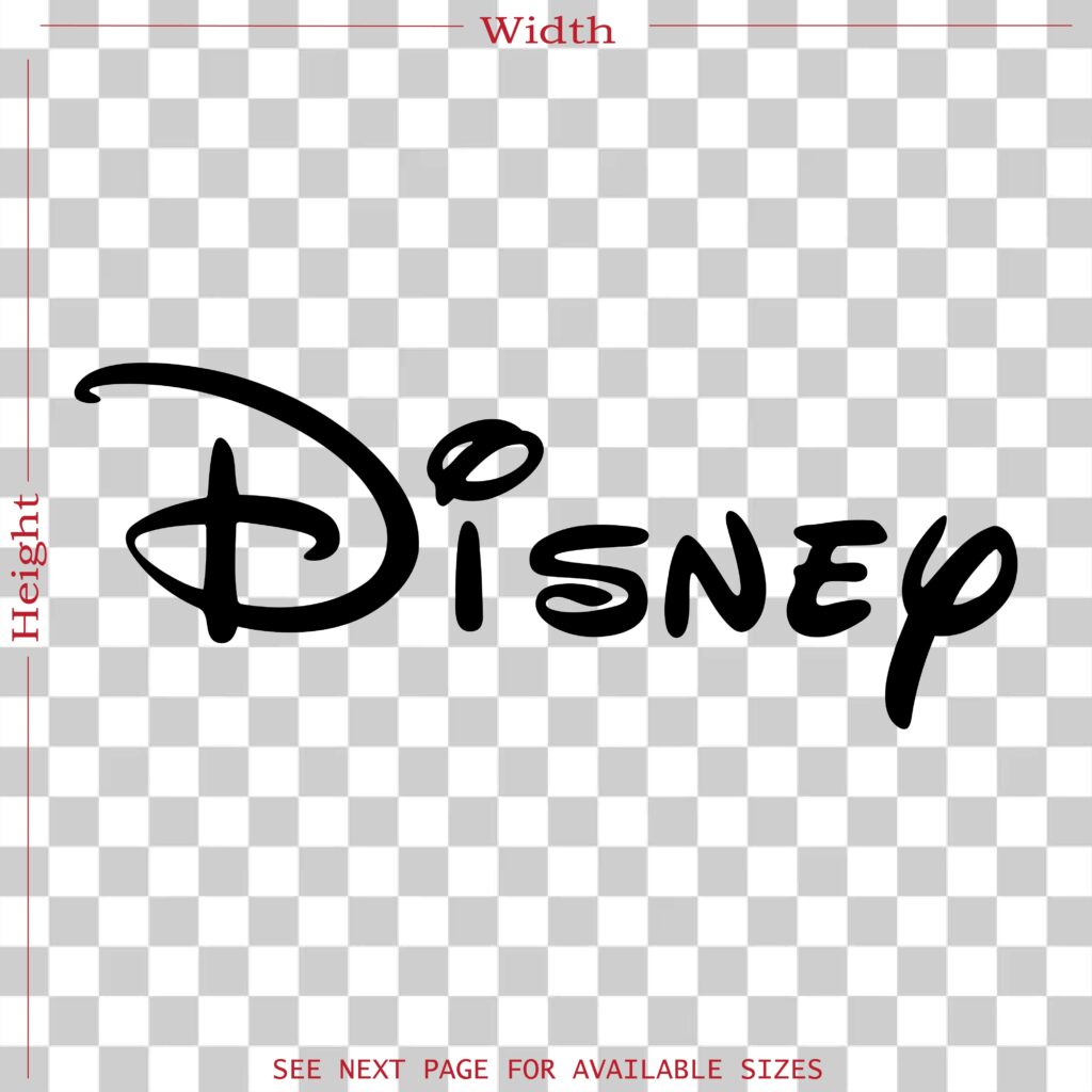 Disney Logo Vinyl Decal Sticker - DecalChimp