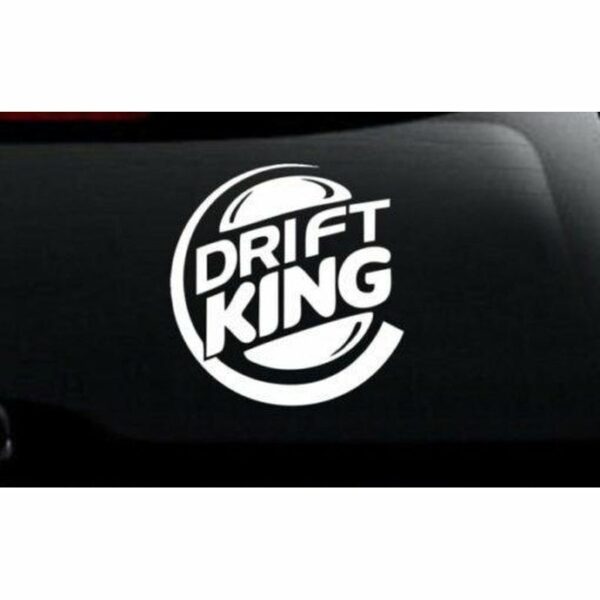 Drift King JDM Car Window Decal Stickers - DecalChimp