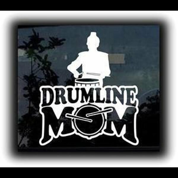 Drumline Mom Window Decal Sticker - DecalChimp