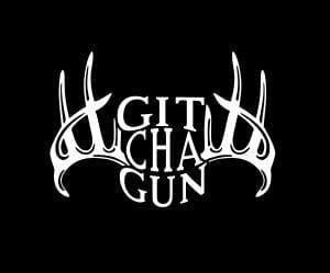 Git Cha Gun Deer Hunting Window Decal Sticker - DecalChimp
