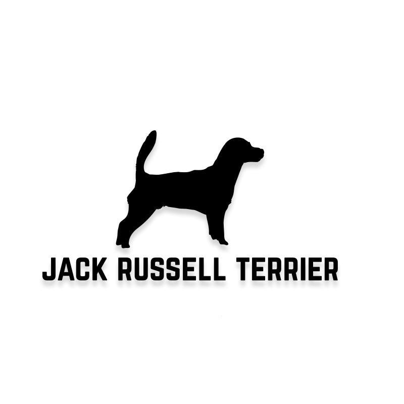Jack Russell Terrier Car Dog for Windows Vinyl Decal Sticker - DecalChimp