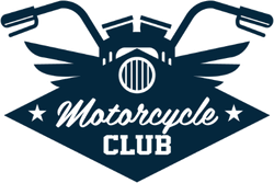 Motorcycle Club Handlebars Vinyl Decal Sticker - DecalChimp