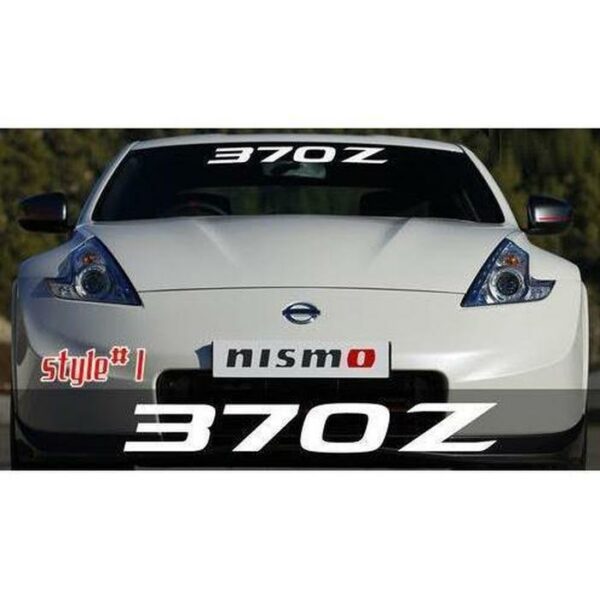 Nissan 370Z Windshield Banner Decal Sticker - DecalChimp