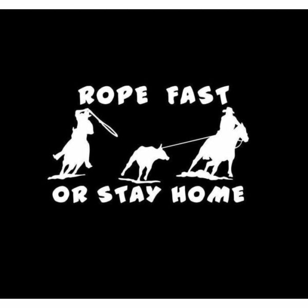 Roping Roper Rodeo Truck Decal Sticker - DecalChimp