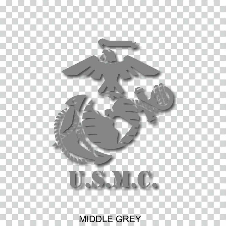 USMC Standard Logo Symbol Marines Vinyl Decal Sticker - DecalChimp