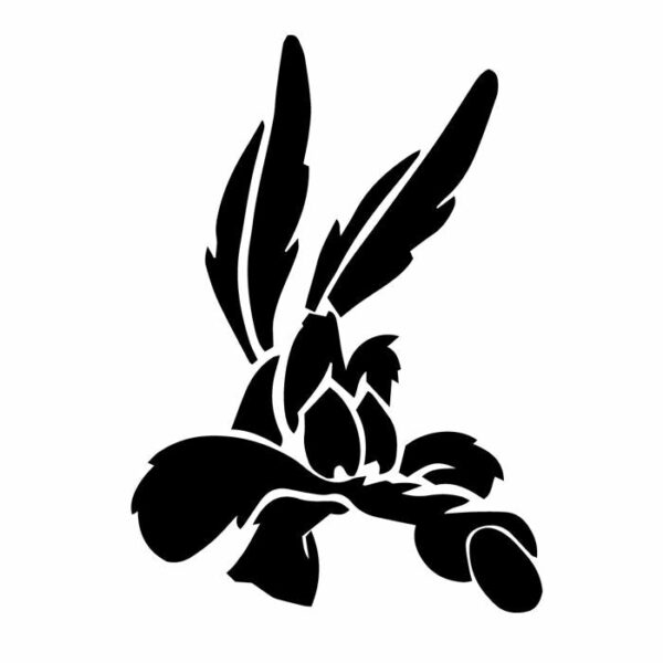 Wile E Coyote Silhouette Decal Sticker - DecalChimp